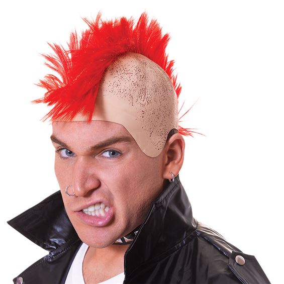 Hanekam rød, mohawk | Køb Hanekam her